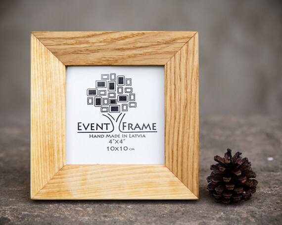 Combined Solid Oak and Birch Wood Picture Frame CUSTOM SIZES | Etsy Canada