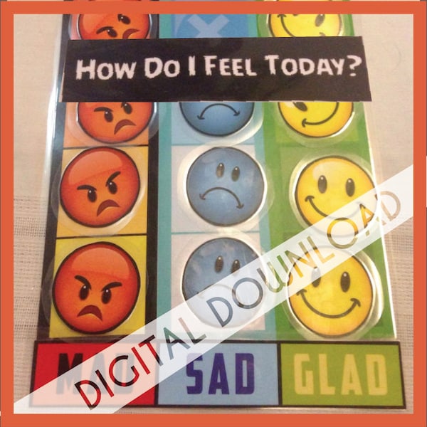 How I Feel Today Chart - Etsy