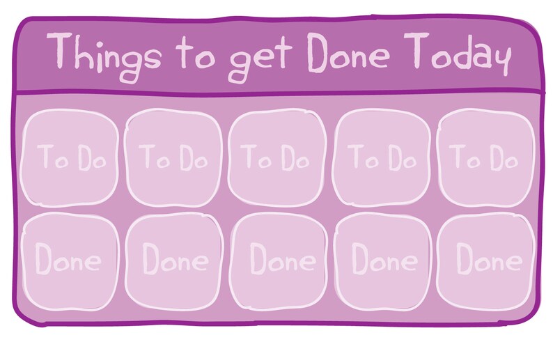 Things To-do Charts | Etsy