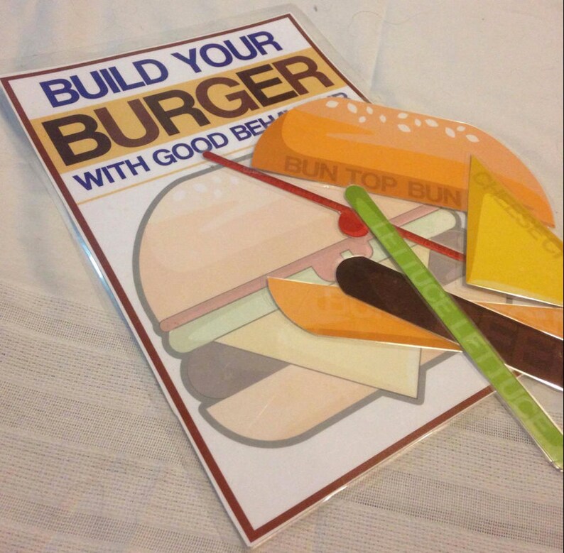 Build a Burger Rewards Chart Digital Download - Etsy 日本