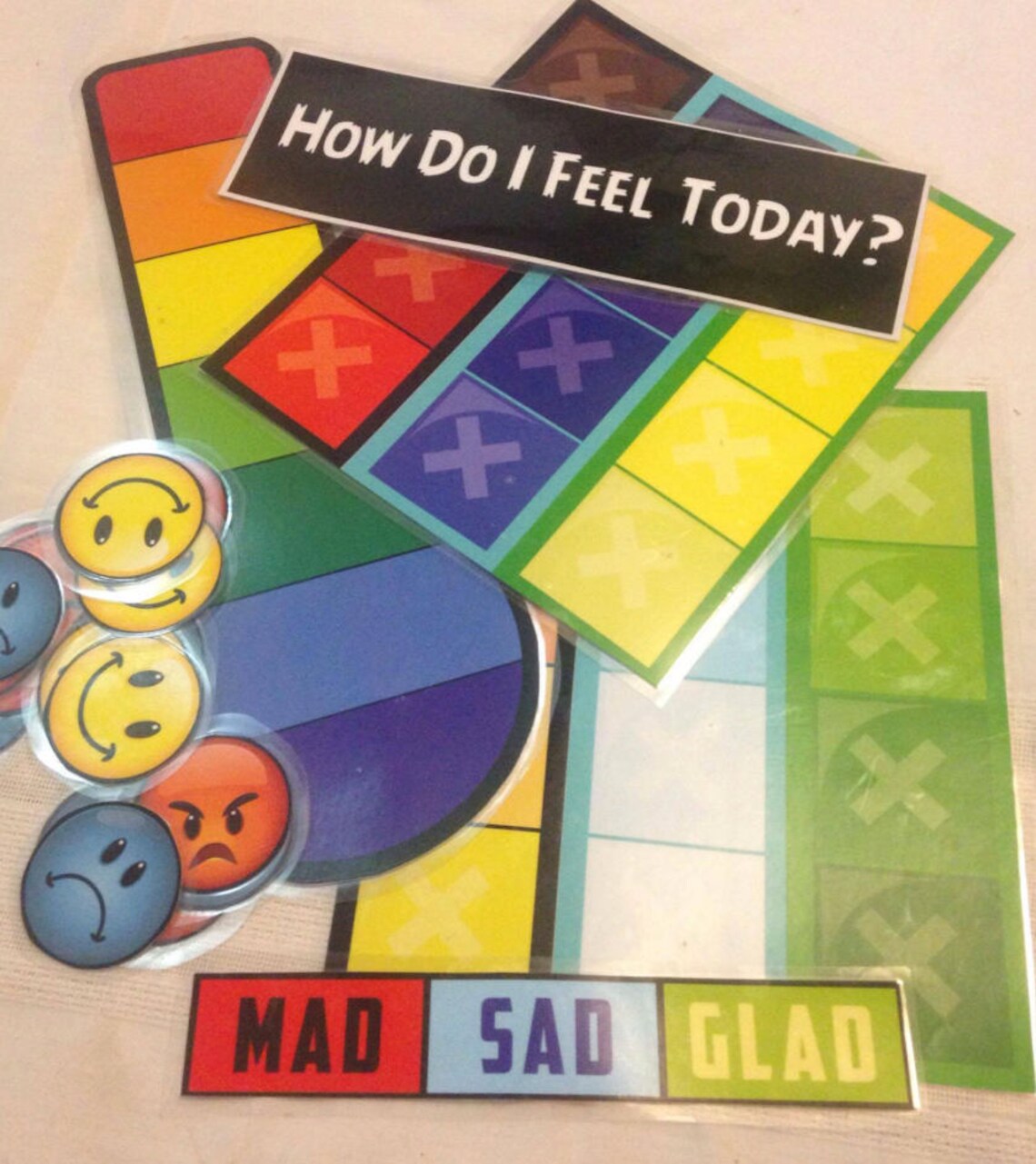 How Do I Feel Today Emotions Chart Digital Download | Etsy