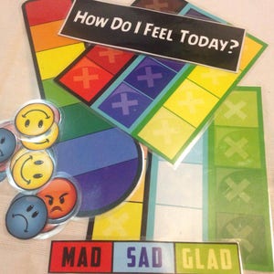 How Do I Feel Today Emotions Chart Digital Download - Etsy