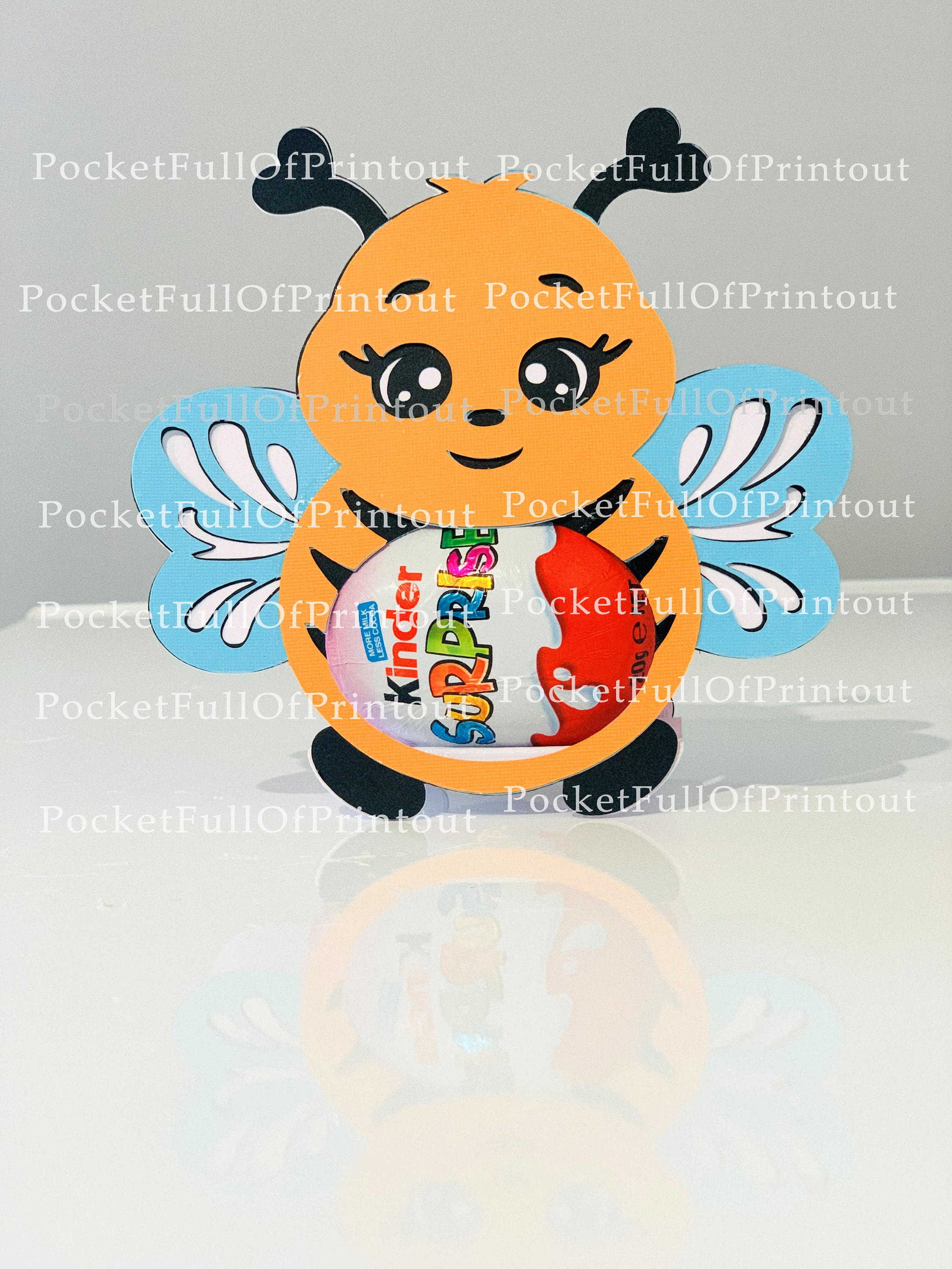 DIGITAL SVG Templates Bumble Bee (bundle) Kinder Surprise, Creme Egg ...