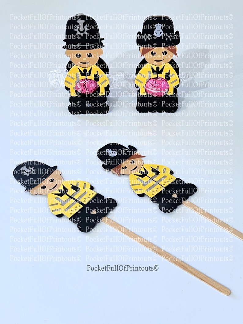 Digital Template for Police (bobby Hats) LINDT Chocolate Holders and ...