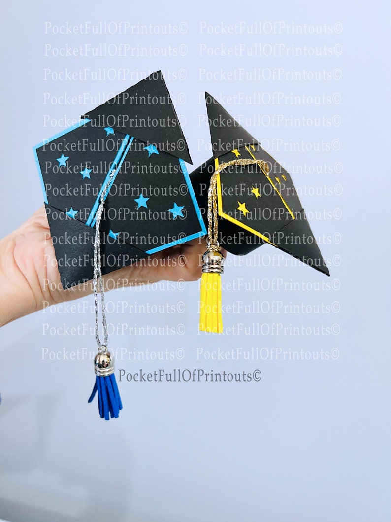 Digital Template for 3D Graduation Card - Cricut JOY Compatible - Etsy