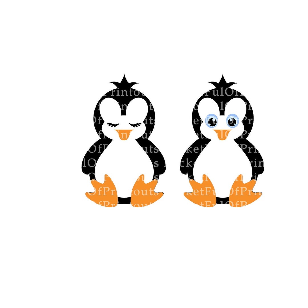 Penguins, Penguin SVG, PNG Cut File - Etsy