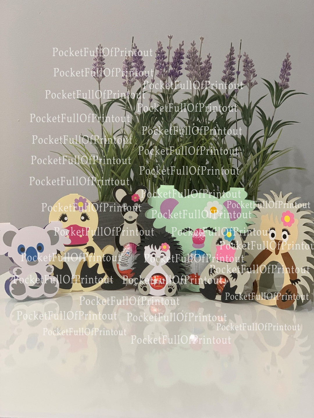 Digital SVG Templates for Australian Animal BUNDLE Koala, Kangaroo ...