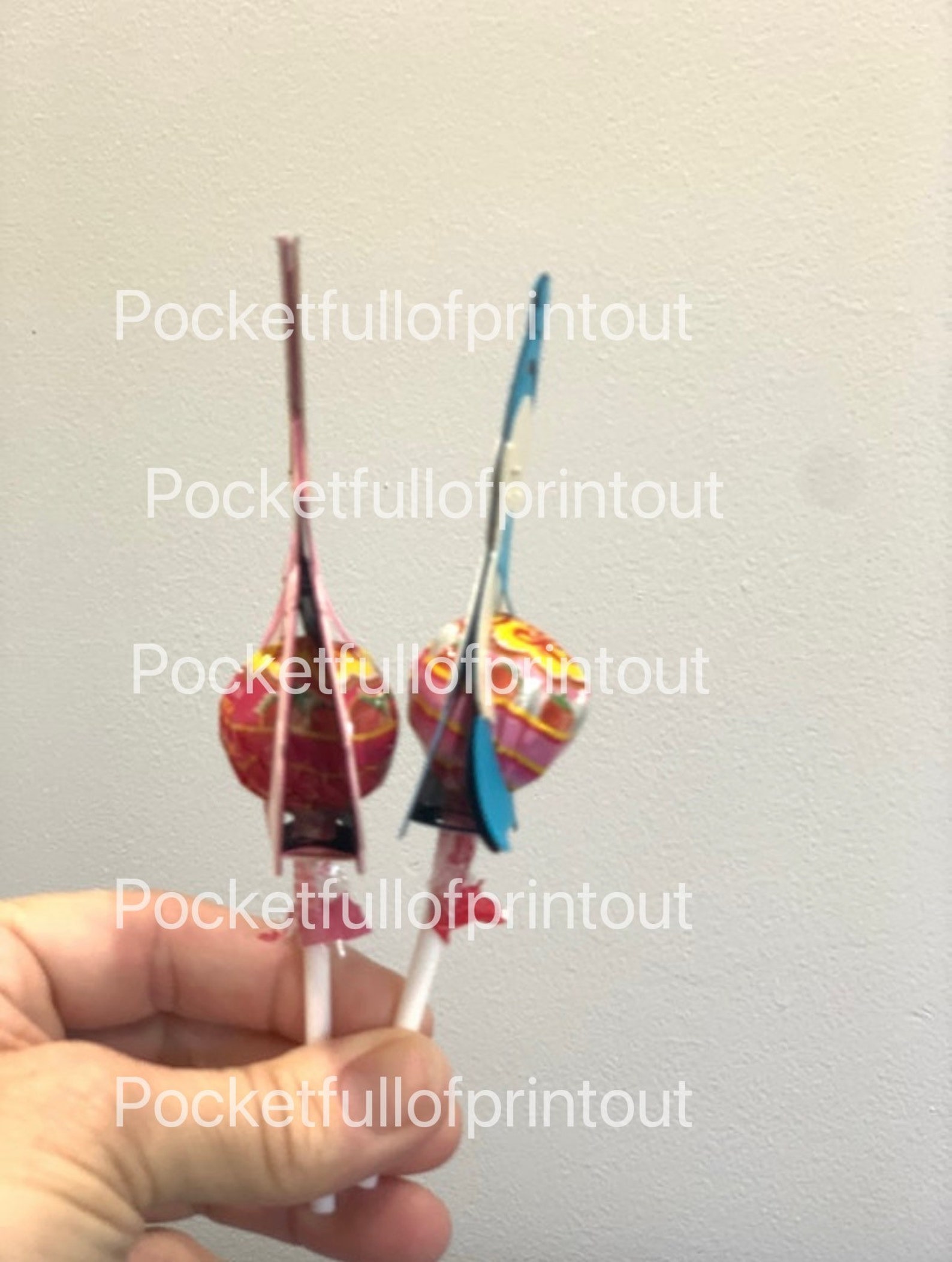 Baby Boy and Girl Lollipop Holder Digital Template - Etsy Australia