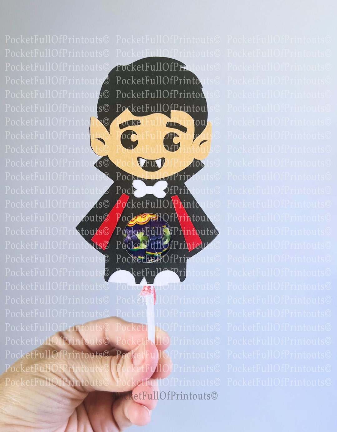 Digital Template - Vampire Lollipop Holder -cricut JOY Compatible - Etsy