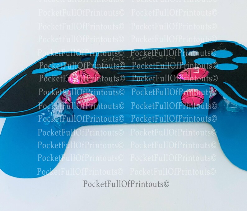 Digital Template for Game Controller LINDT Chocolate Holder - Cricut ...