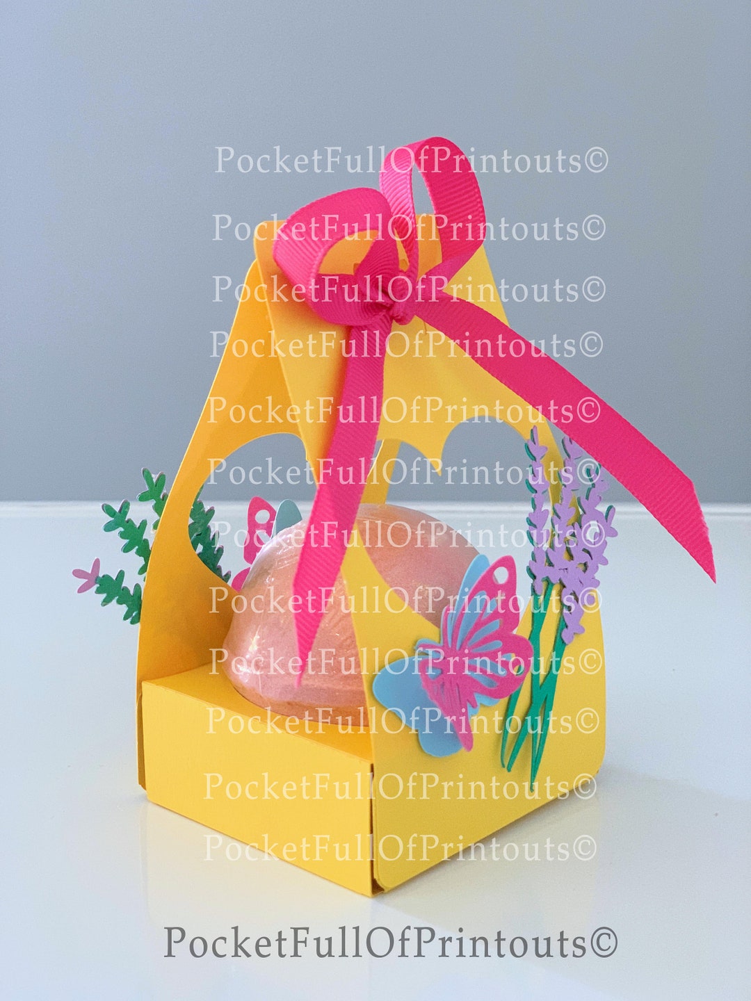 Digital SVG Template - for Mothers Day Bath Bomb Holder - Etsy