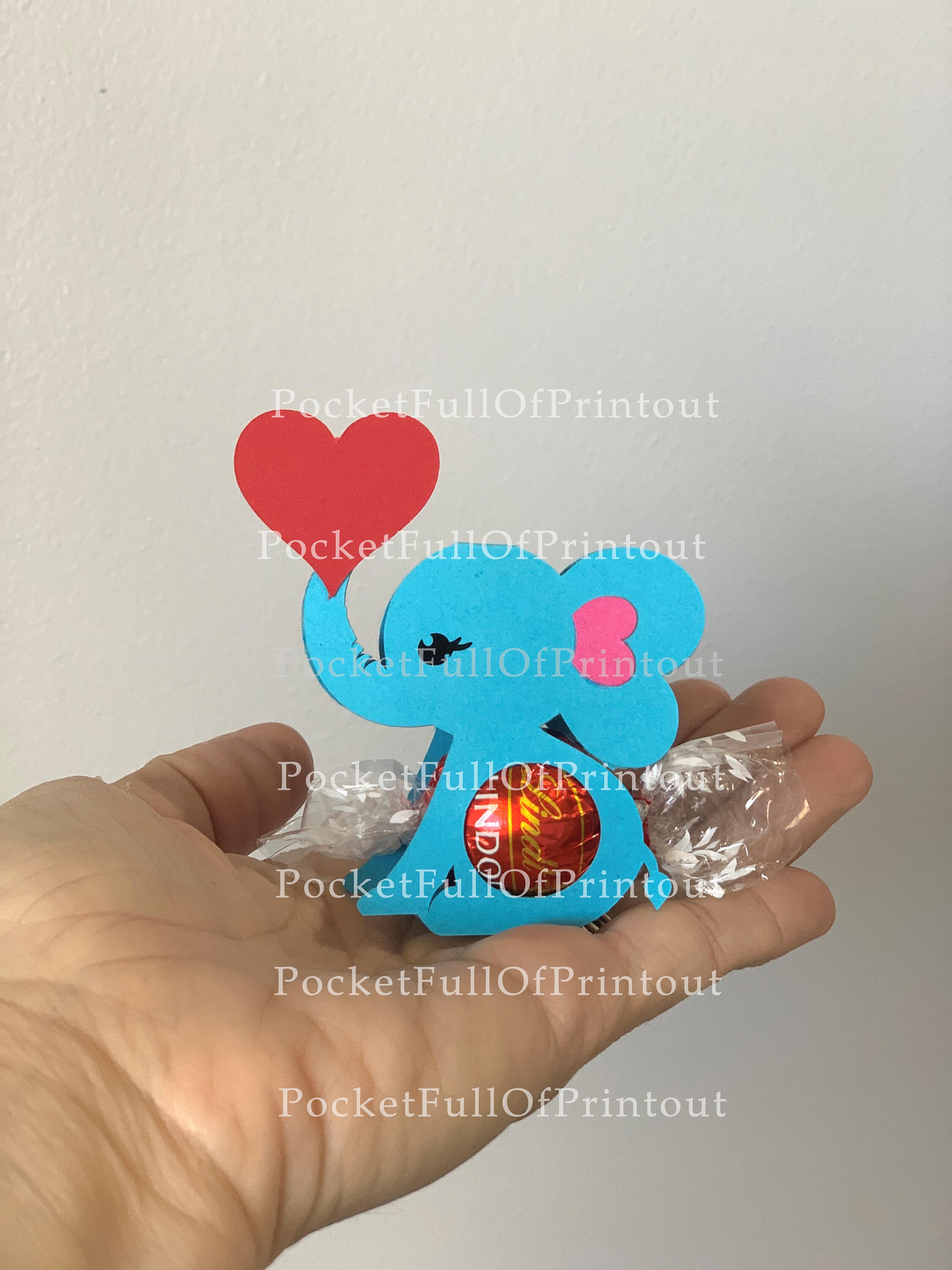 Digital Templates 3 Bundle LINDT Chocolate Holders Elephant - Etsy