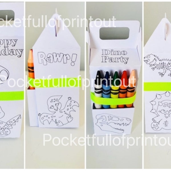 Activity Box Template - Etsy