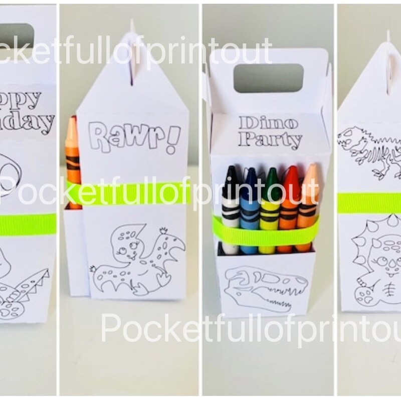 Activity Box Template - Etsy