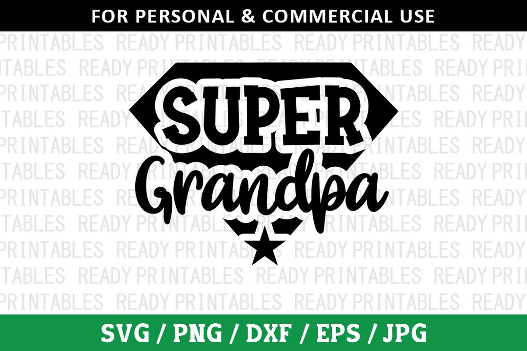 Super Grandpa SVG, Grandpa Svg, Png, Funny Grandpa Svg, Retired Svg ...