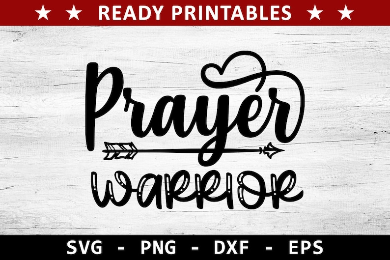 Prayer Warrior Svg Religious Svg Christian Svg Faith Svg - Etsy