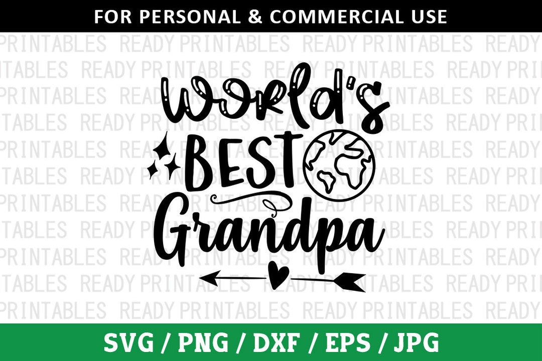 World's Best Grandpa SVG, Grandpa Svg, Png, Funny Grandpa Svg, Retired ...