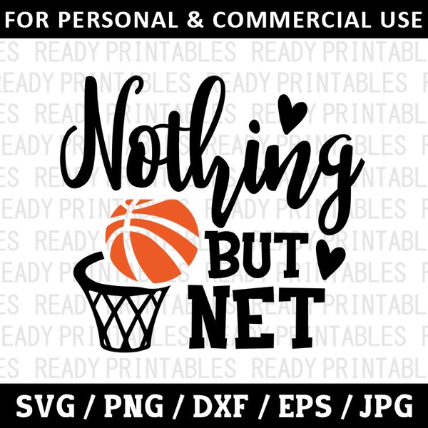 Nothing but Net Svg - Etsy