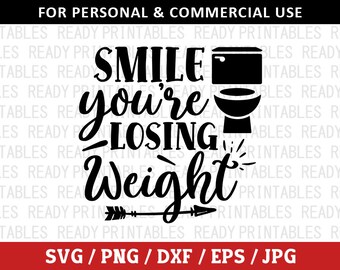 Losing Weight Svg - Etsy
