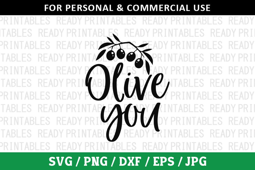 Olive You SVG, Kitchen Svg, Funny Kitchen Svg, Cooking Svg, Baking Svg ...