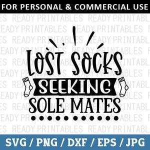 Lost Socks Seeking Sole Mates SVG Laundry Svg Png Laundry - Etsy
