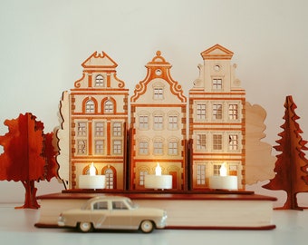 Christmas Village Light up House - Etsy