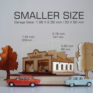 Mini Parking Garage for 2 Toy Cars Garage DIY Kit Car Storage 3d Puzzle ...