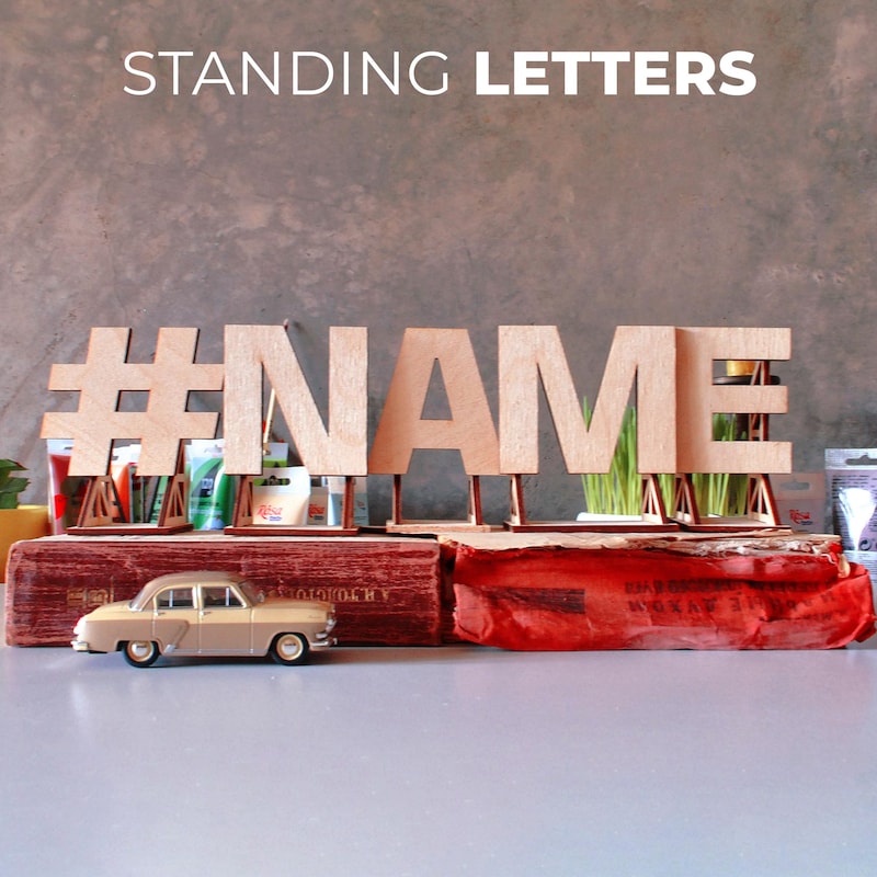 Stand up Letters - Etsy