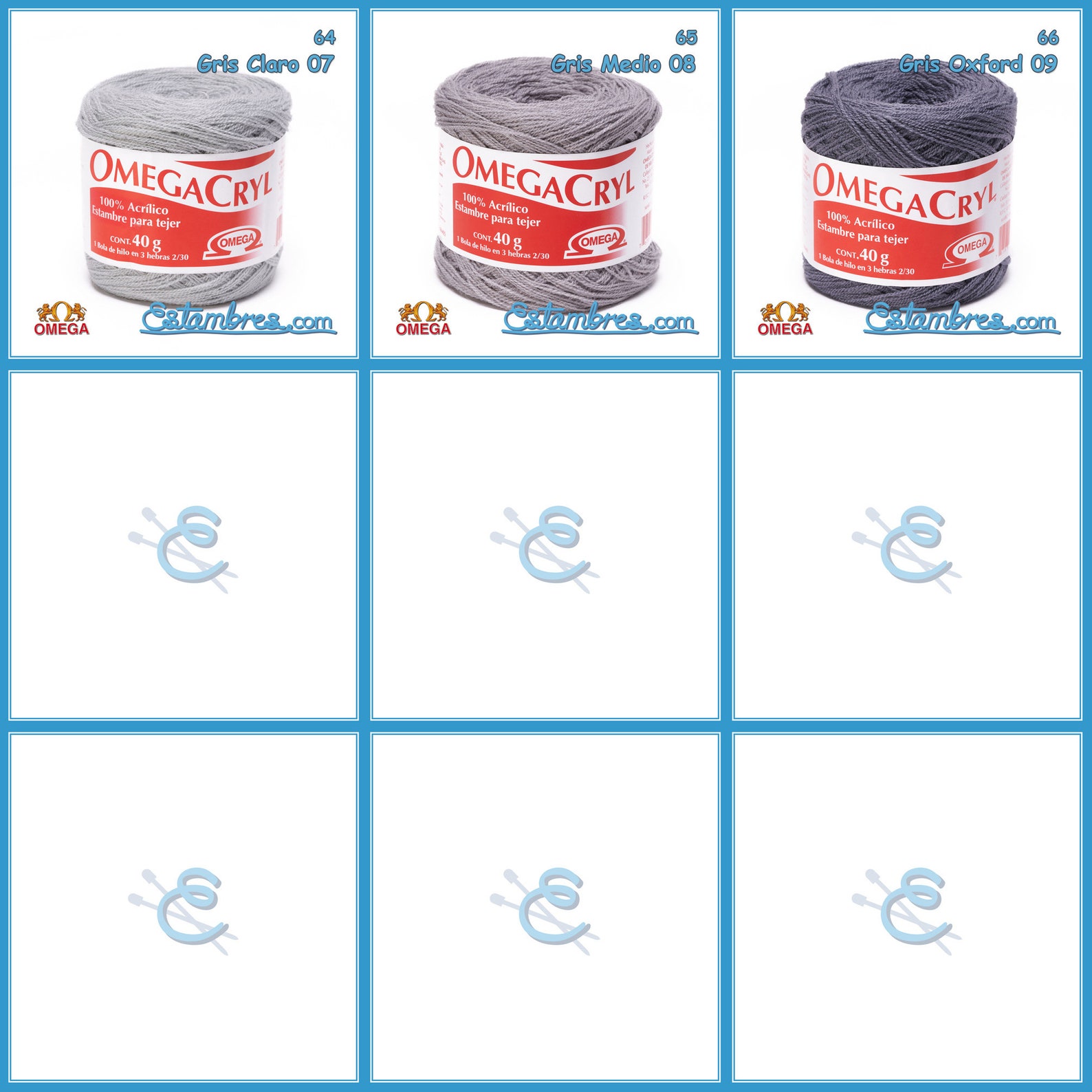 OMEGACRYL 40grs by Omega 3-thread Yarn Ideal for - Etsy