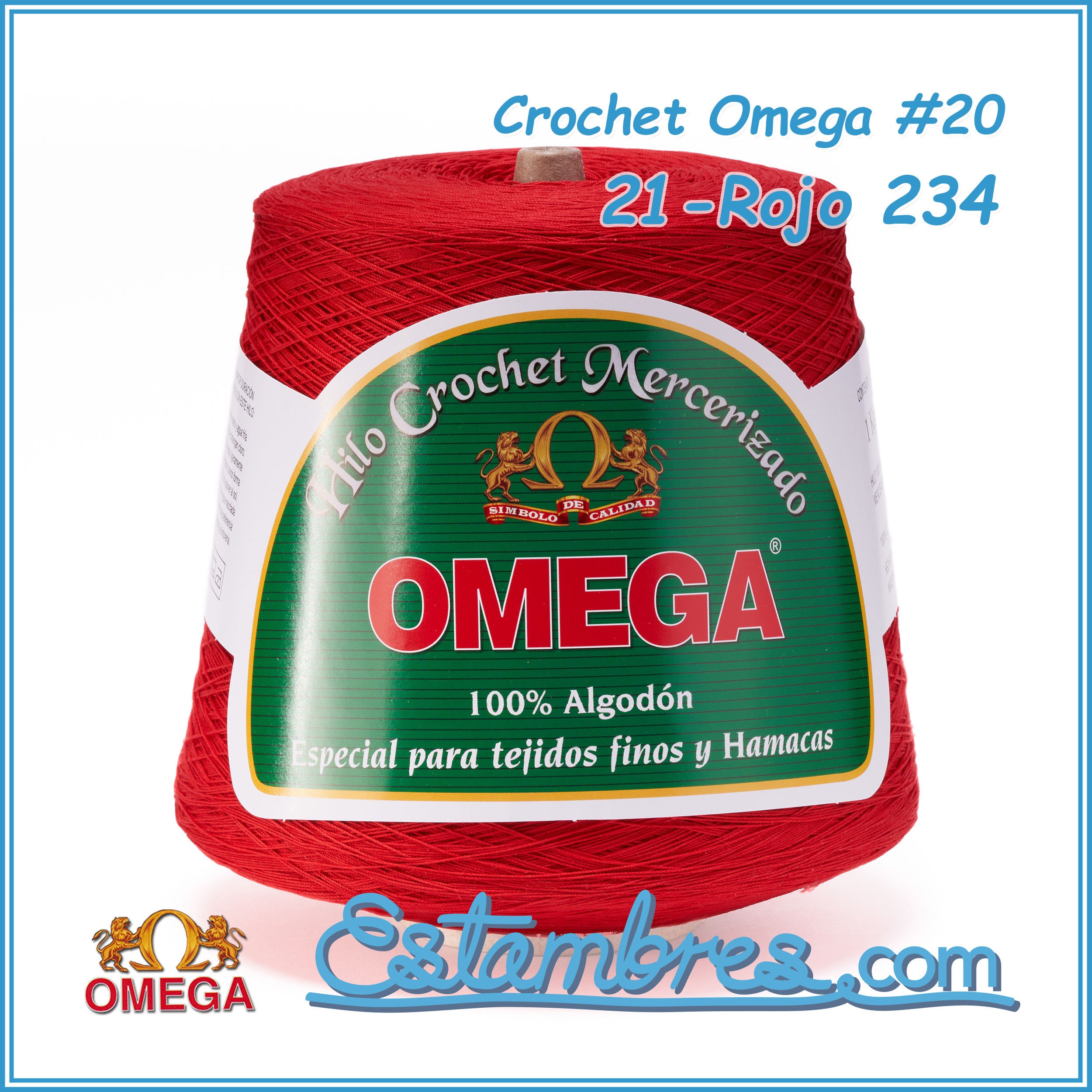CROCHET OMEGA NO.20 cone 1KG 100% Mercerized Cotton Yarn - Etsy