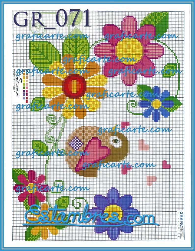 GRAFICARTE GR_071-140 2 of 5 Cross-stitch Embroidery - Etsy