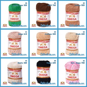 OMEGA NO.6 [70grs] by Omega - Soft Yarn 100% Mercerized Cotton Yarn - Etsy