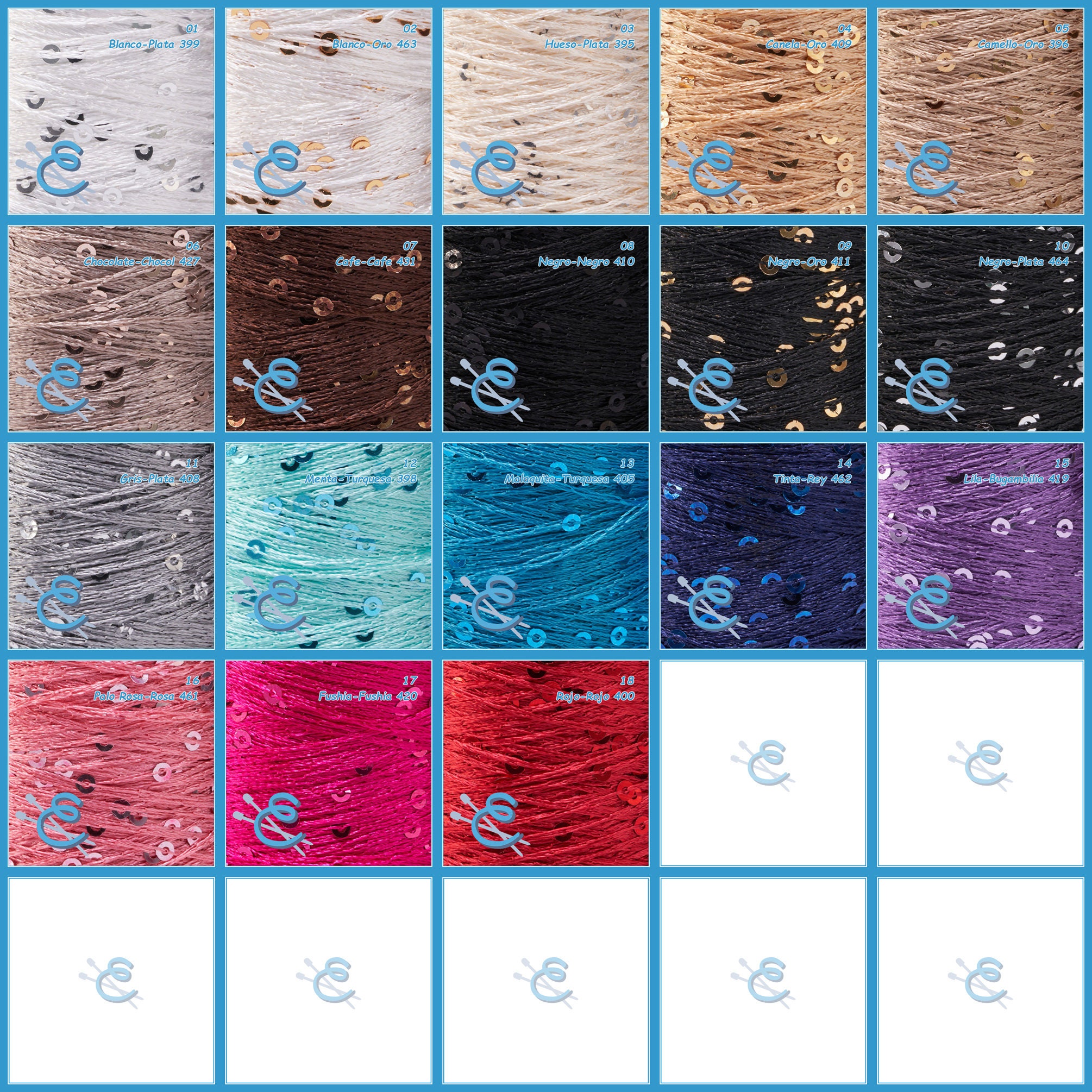 LENTEJUELA cone 50grs Fine Sequin Shiny Thread for Crafts - Etsy