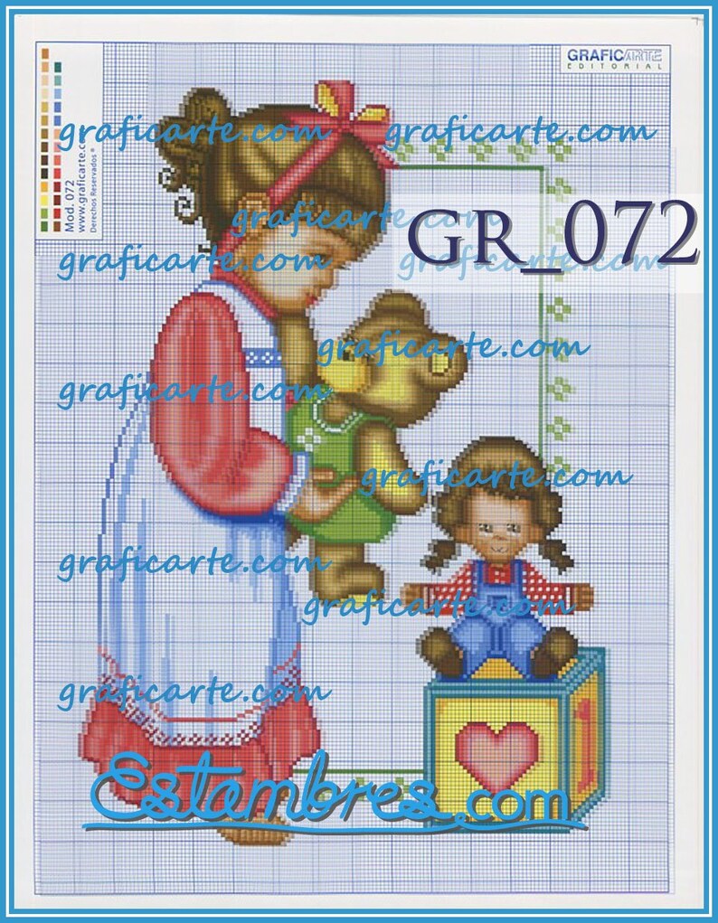 GRAFICARTE GR_071-140 2 of 5 Cross-stitch Embroidery - Etsy