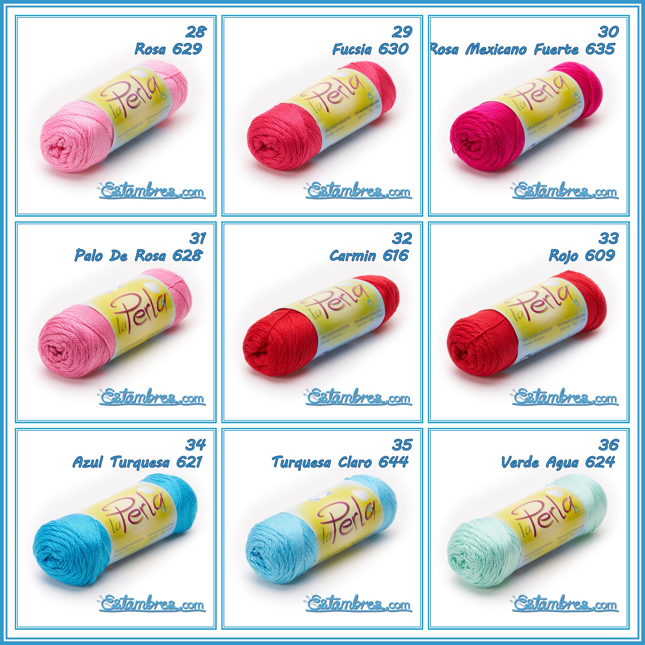 LA PERLA 50grs by Omega Perle Thread 100% Mercerized - Etsy
