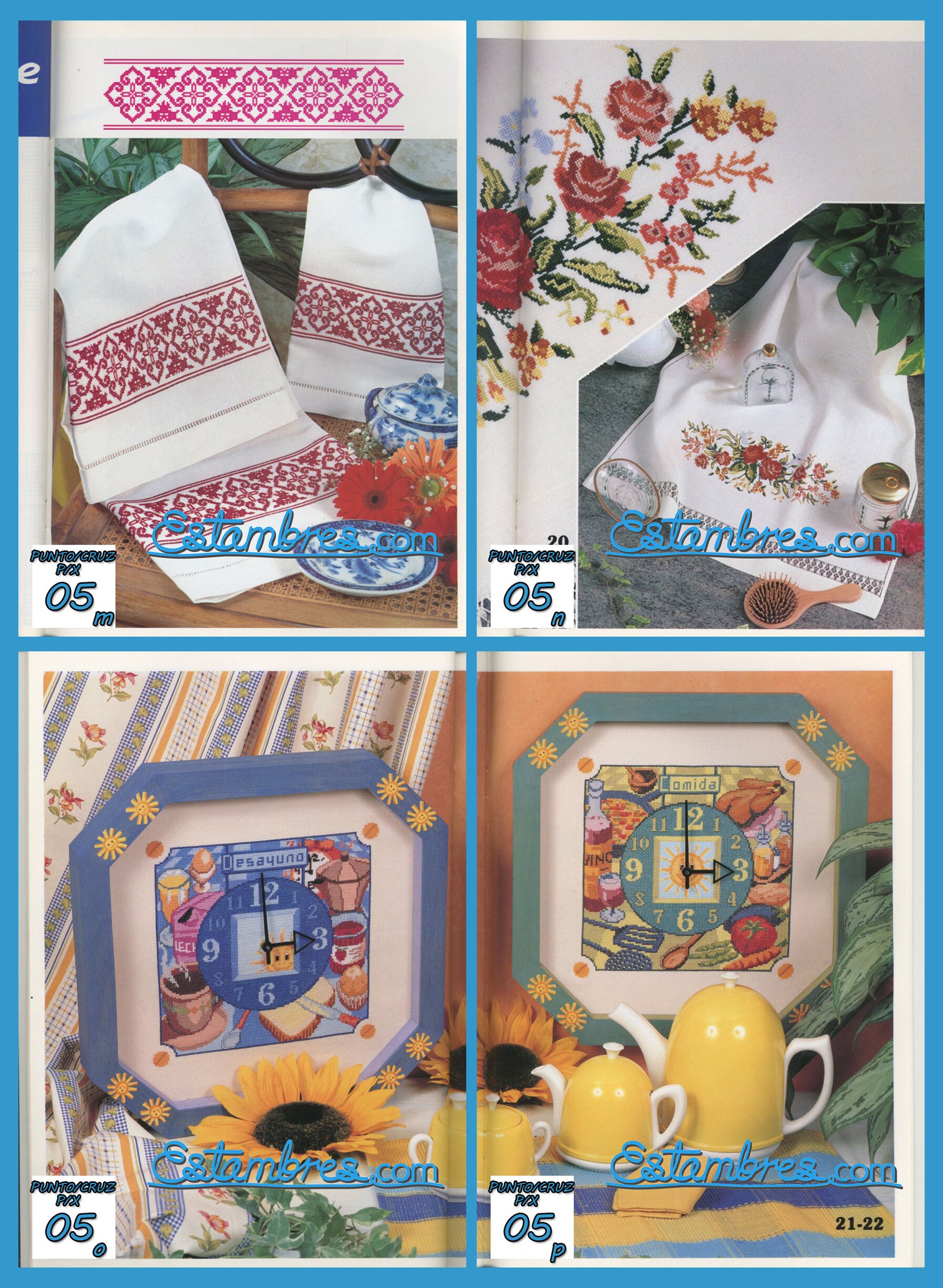 Punto De Cruz No.05 embroidery Pattern Magazine by - Etsy