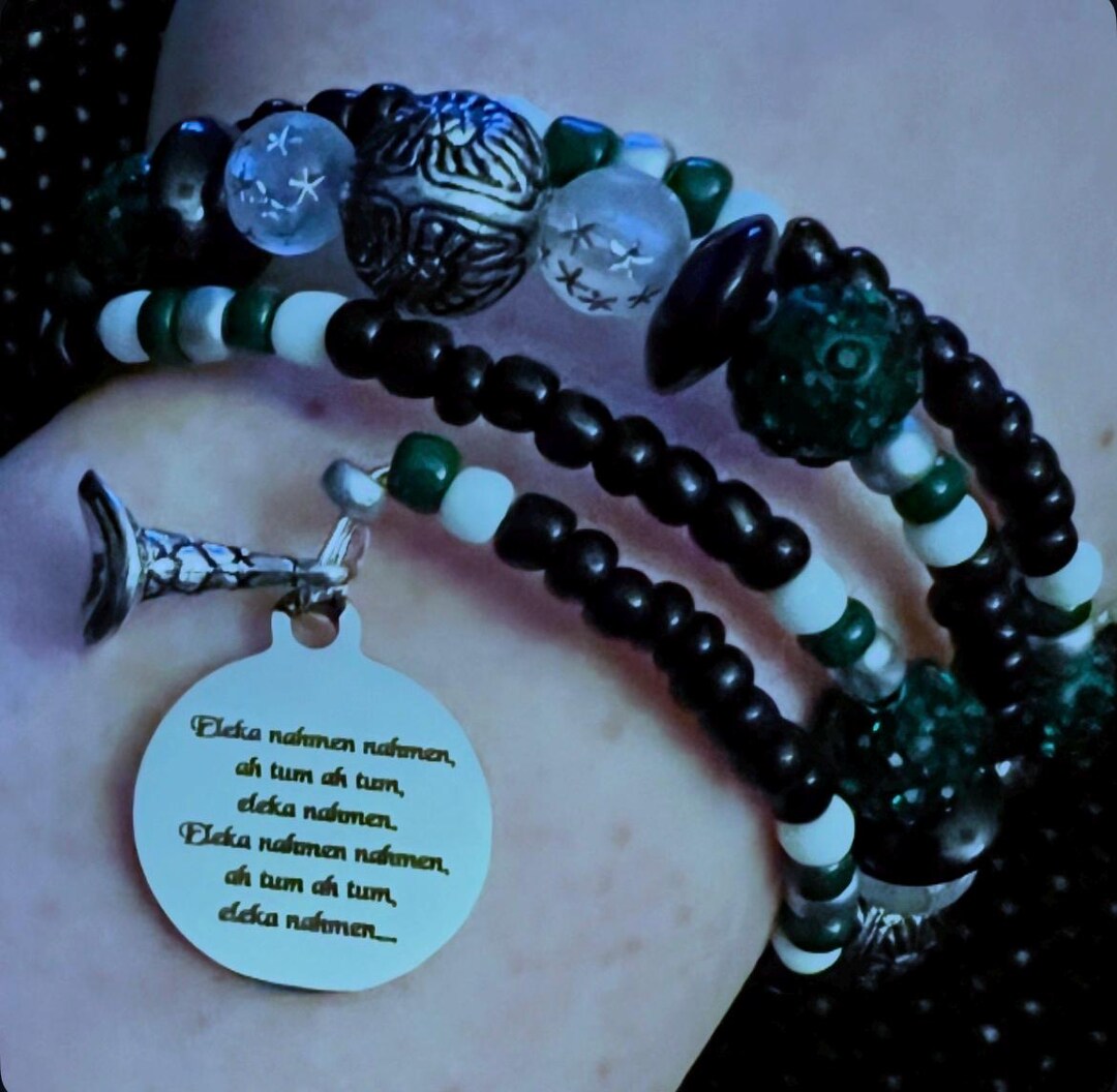 No Good Deed Chant - Elphaba - Wicked Bracelet - Etsy