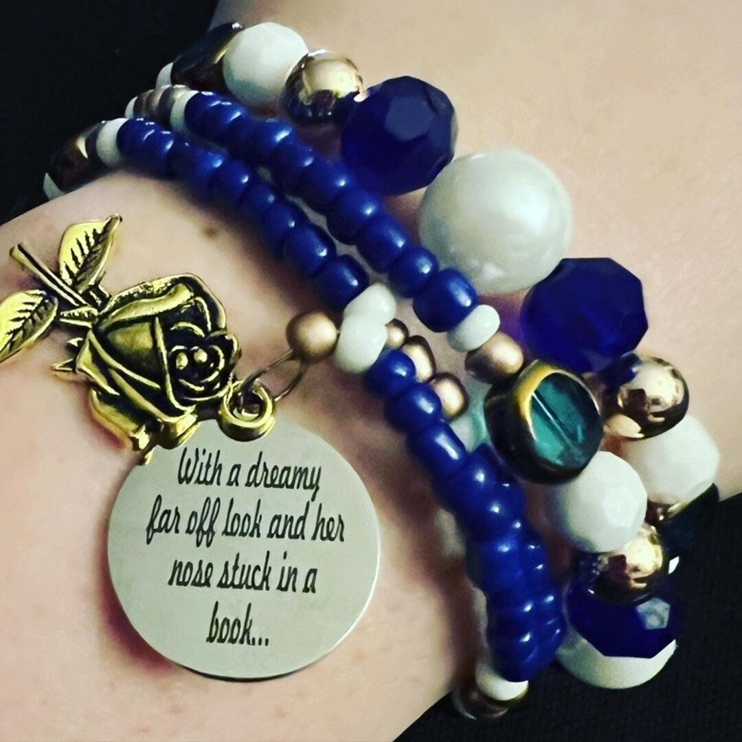 With A Dreamy Far off Look and Her Nose Stuck in A Book - Etsy Australia