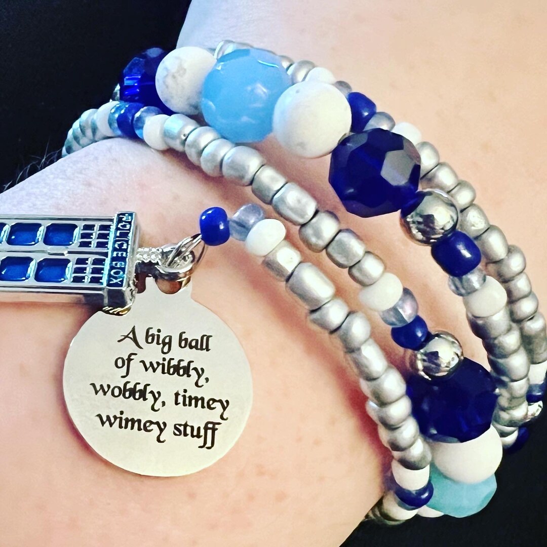A Big Ball of Wibbly Wobbly Timey Wimey Stuff Doctor Who Bracelet - Etsy