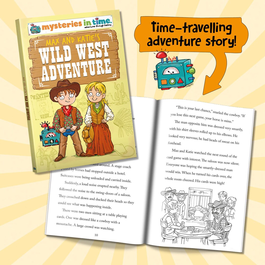 Wild West Adventure Story Book for Kids 6-11 - Etsy