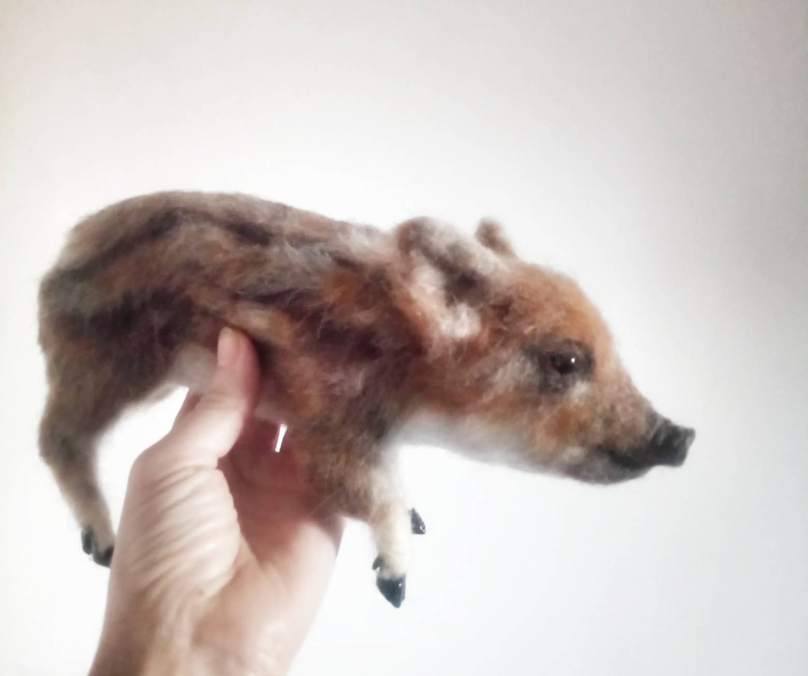 Wild Boar Piglet Figurine Miniature Needle Felted Animal - Etsy
