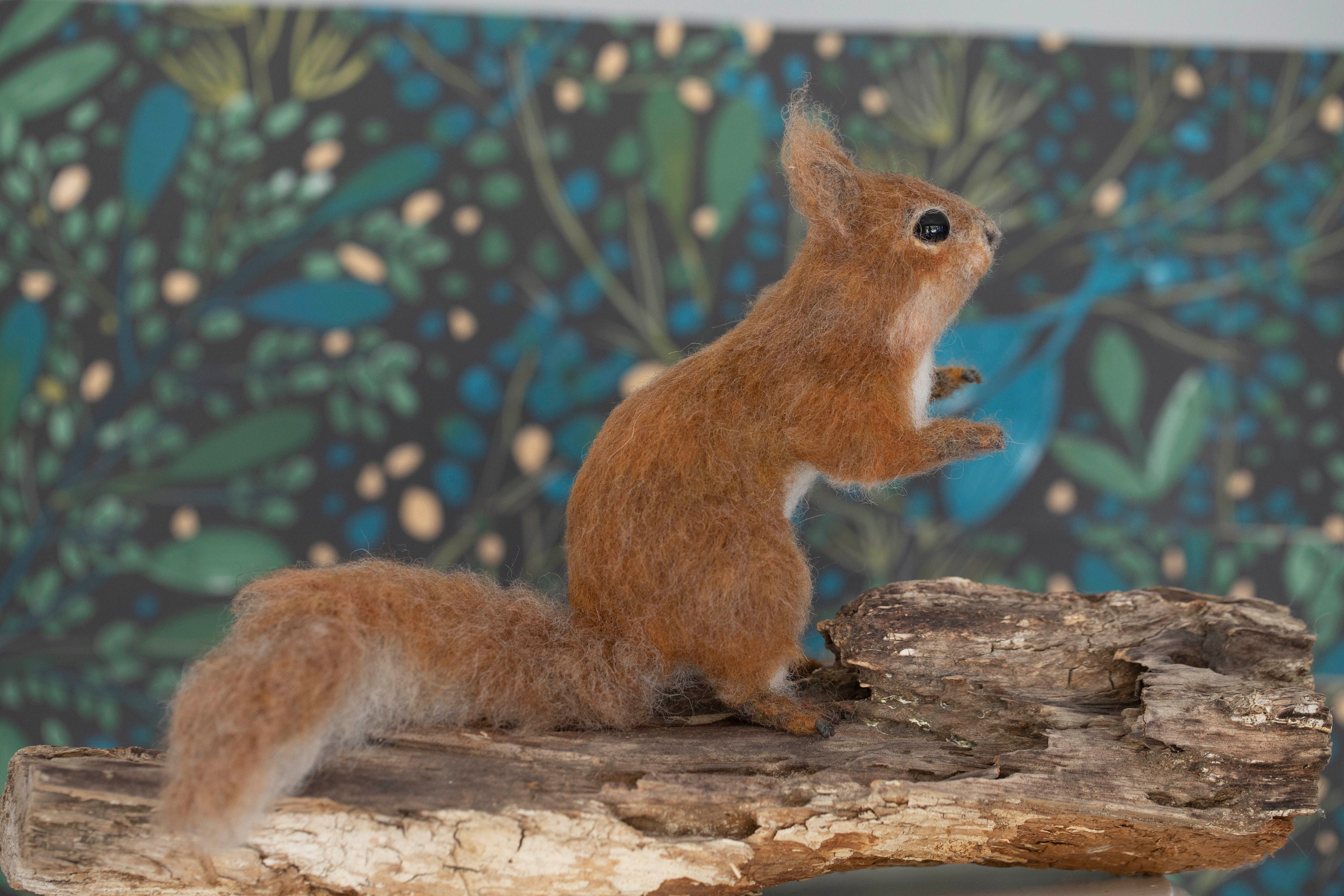 Realistic Red Squirrel Needle Felted Woodland Animal Nature - Etsy
