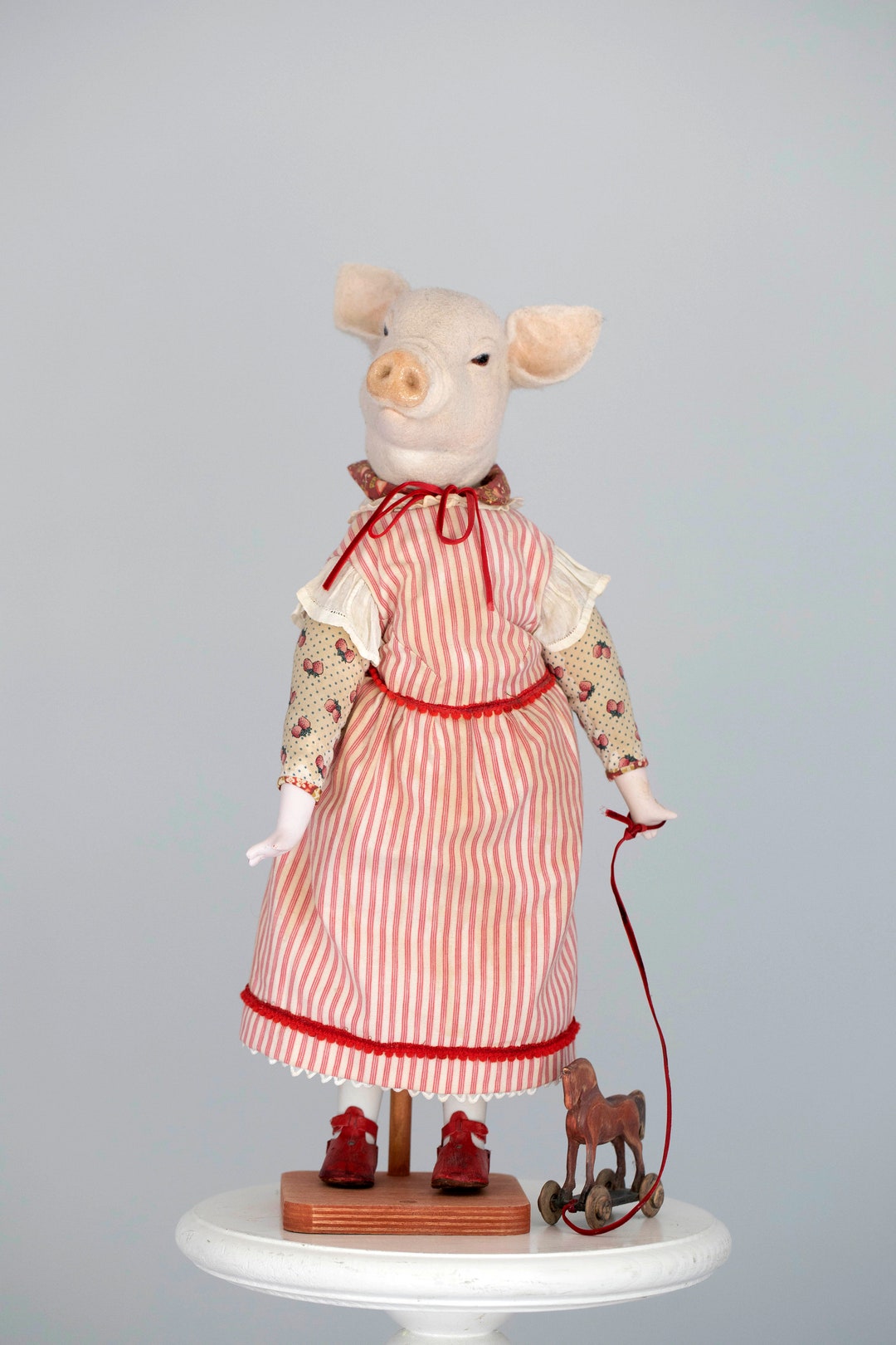 Art Doll Peggy the Pig - Etsy
