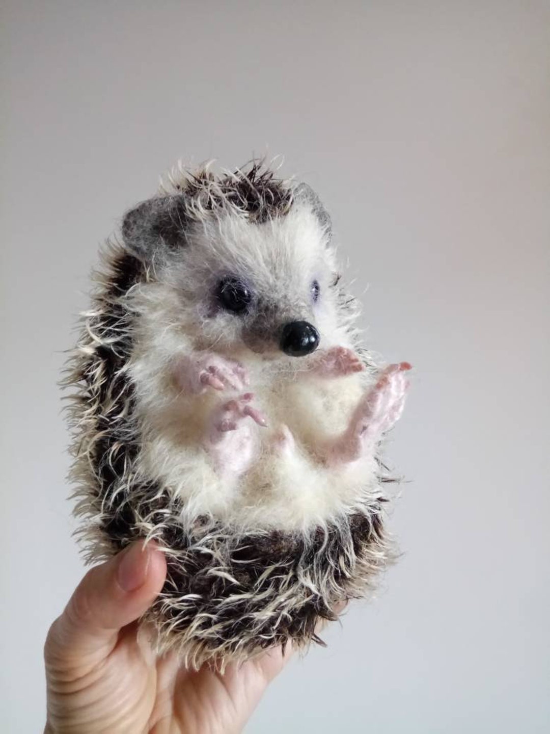 Needle Felted Forest Animal Hedgehog Soft Sculpture - Etsy