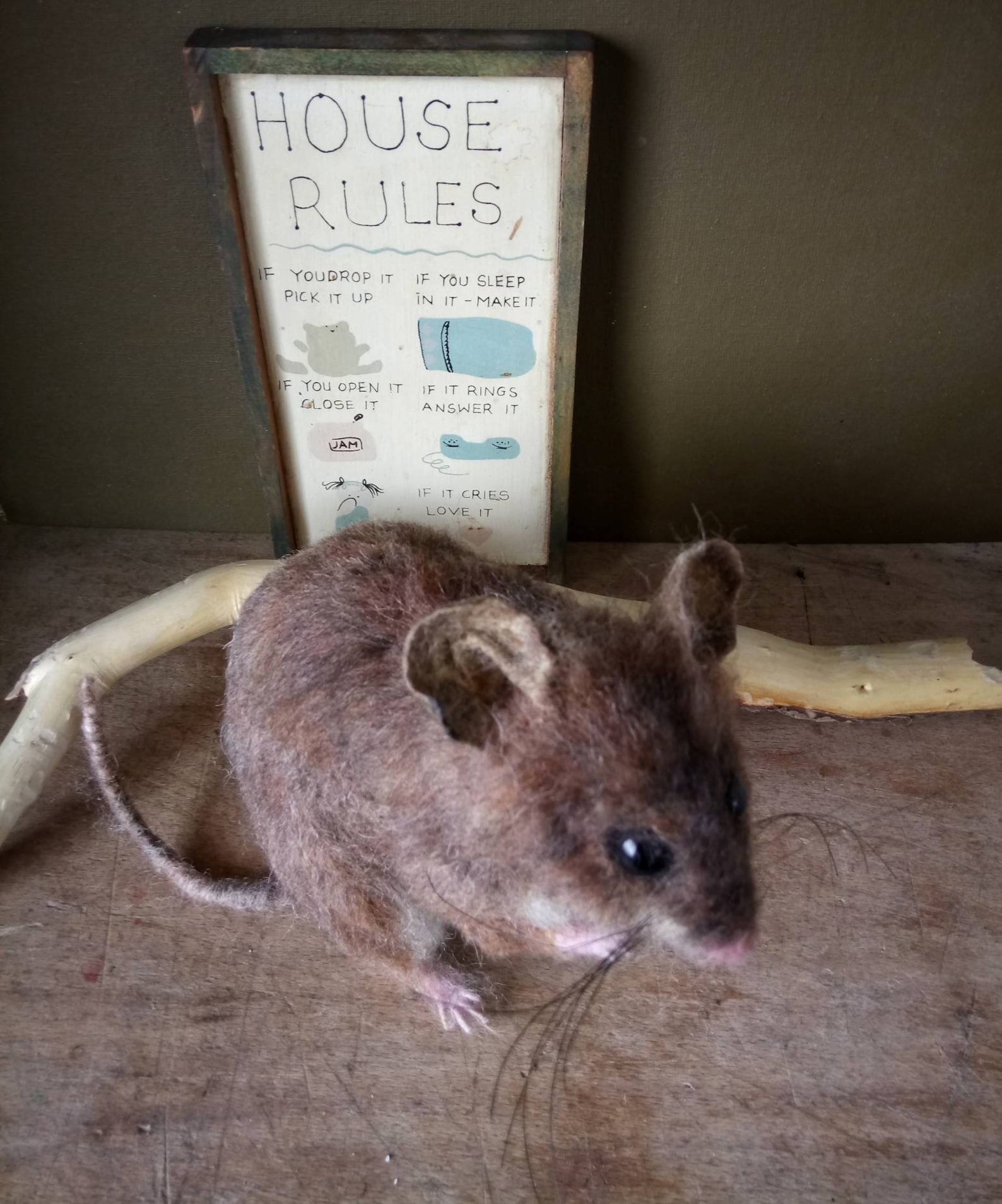 Field Mouse/hyper Realistic Felted Field Mouse - Etsy