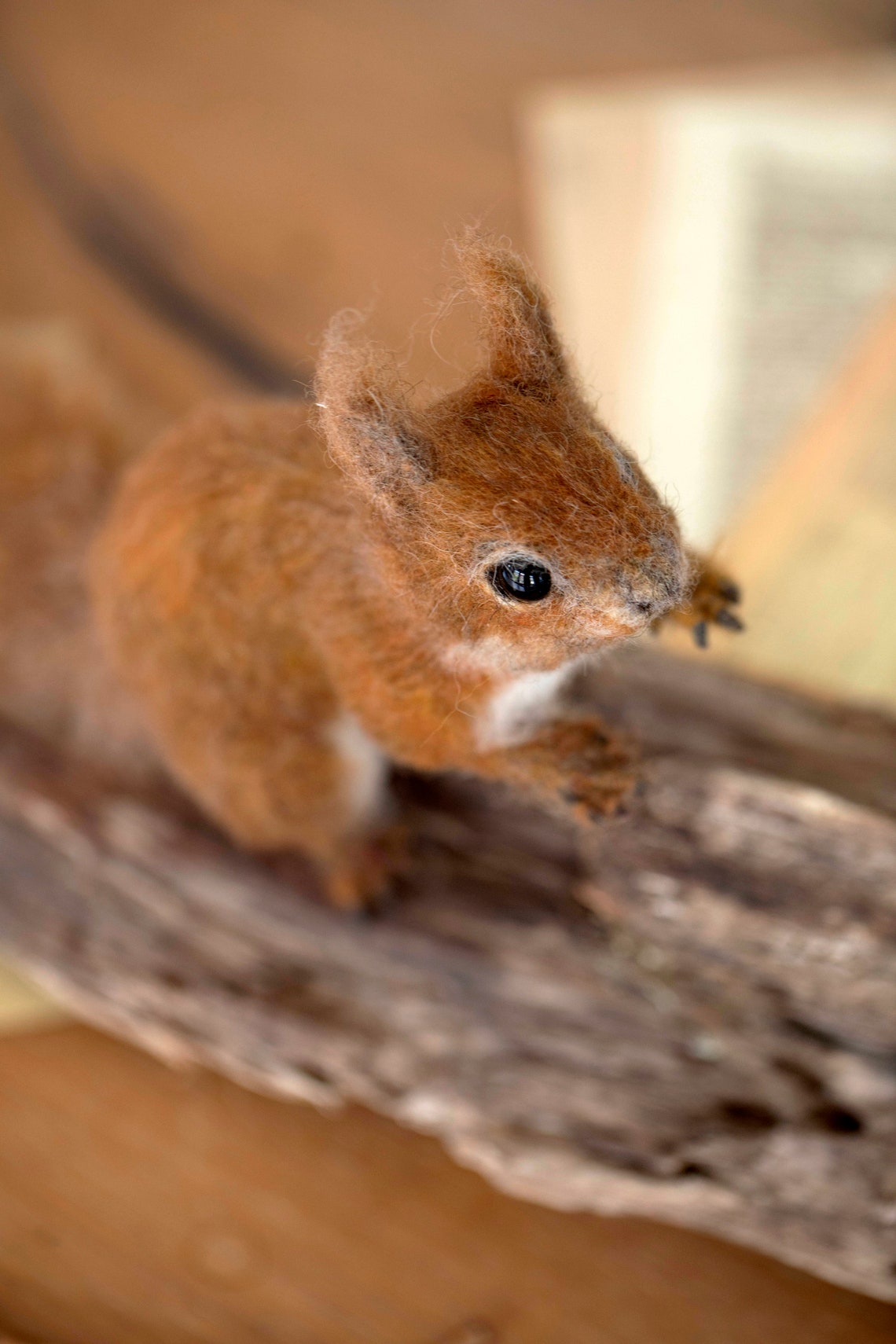 Realistic Red Squirrel Needle Felted Woodland Animal Nature - Etsy