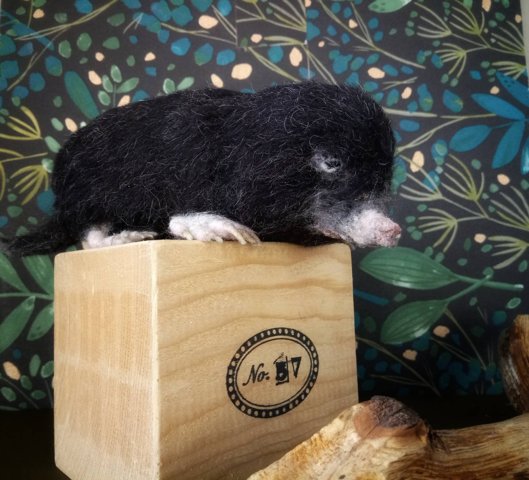 Needle Felted Animal Fake Mole Realistic Artist Animal - Etsy