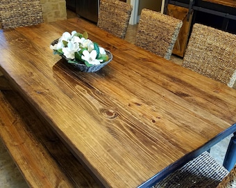 Large Farmhouse Table Long Farm Table Dining Room Table | Etsy