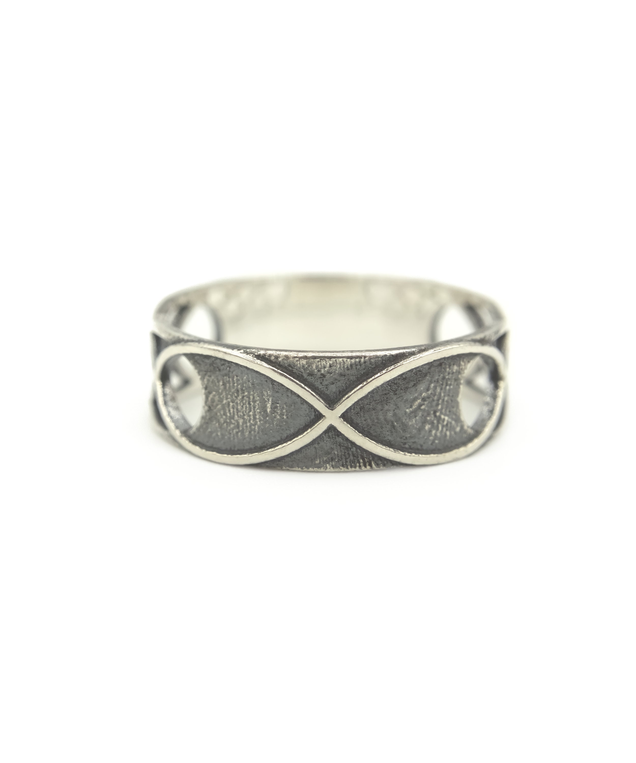 Double Infinity Ring Celtic Ring Silver Ring Symbolic - Etsy