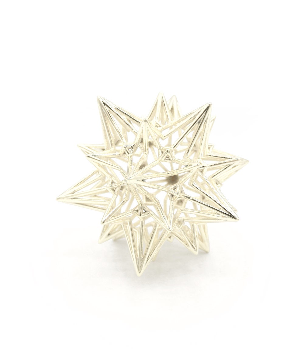 Divine Love Star: Stellated Dodecahedron - Sacred Geometry Meditation ...